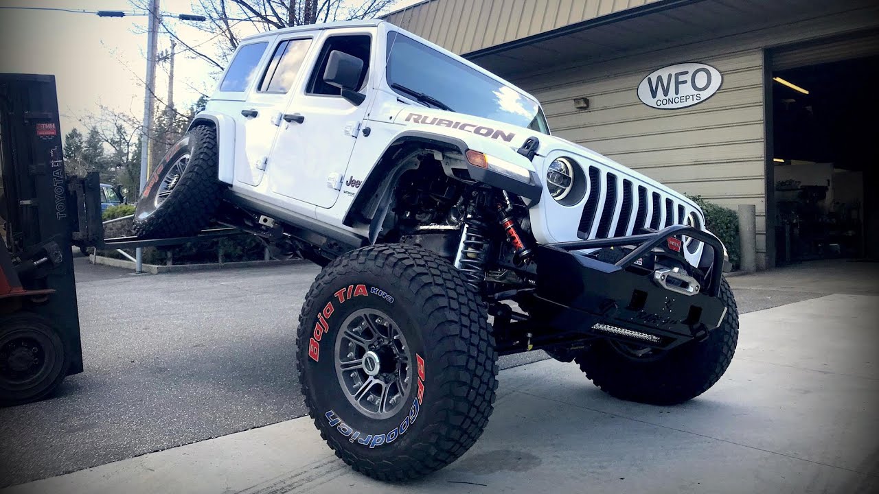 WFO's Jeep JL Custom Long Arm build on 40's for Starwood Motors - YouTube