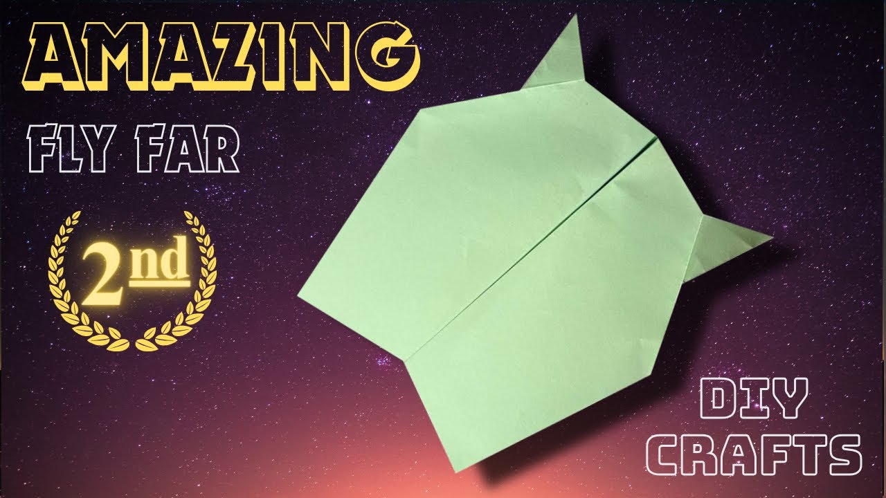Easy Steps to Far Flight: Origami Airplane Mastery - YouTube