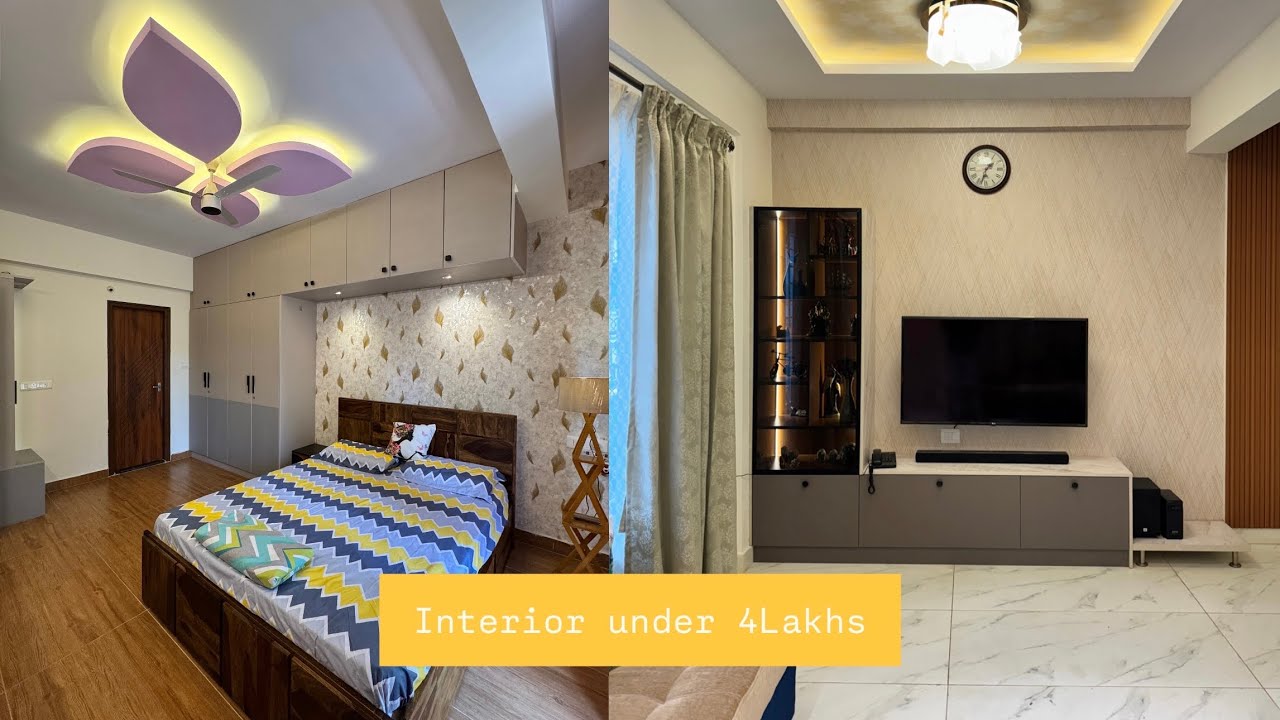 Under 5LAKHS Simple and Beautiful Interior design Budget INTERIOR ...