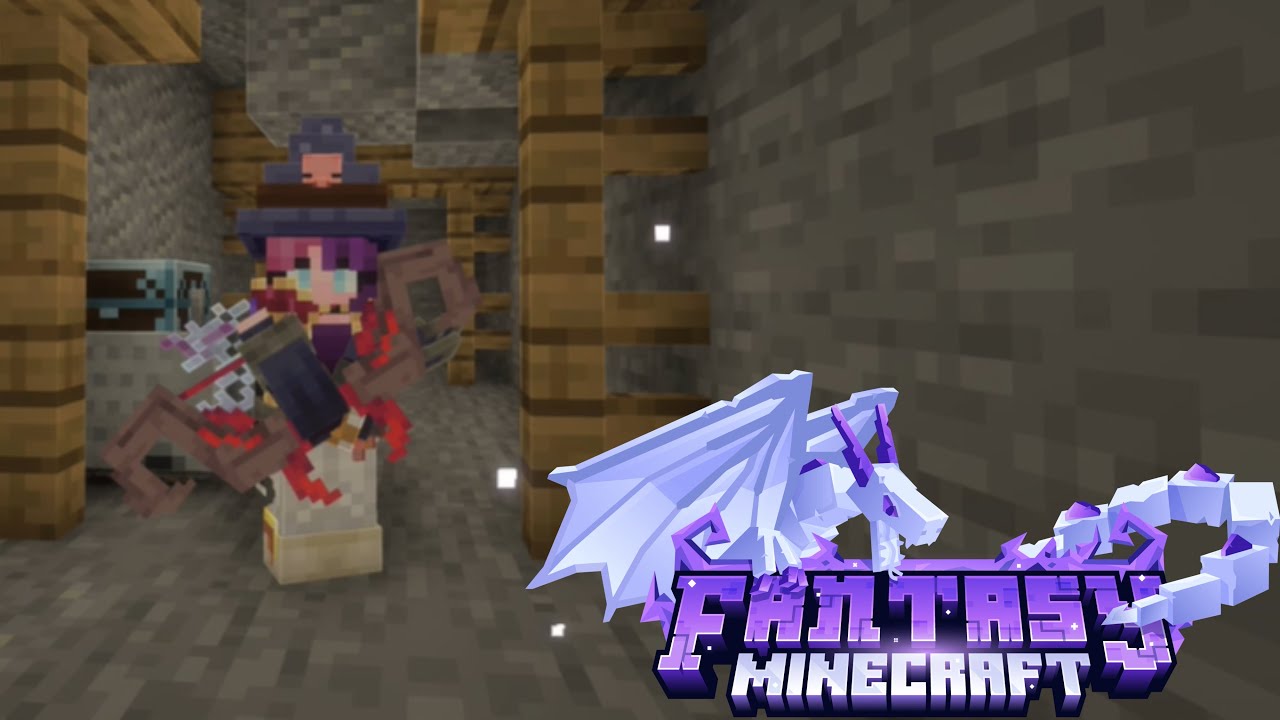 FANTASY MC SMP - PART 2 | Crawling around in Caves and Dungeons - YouTube