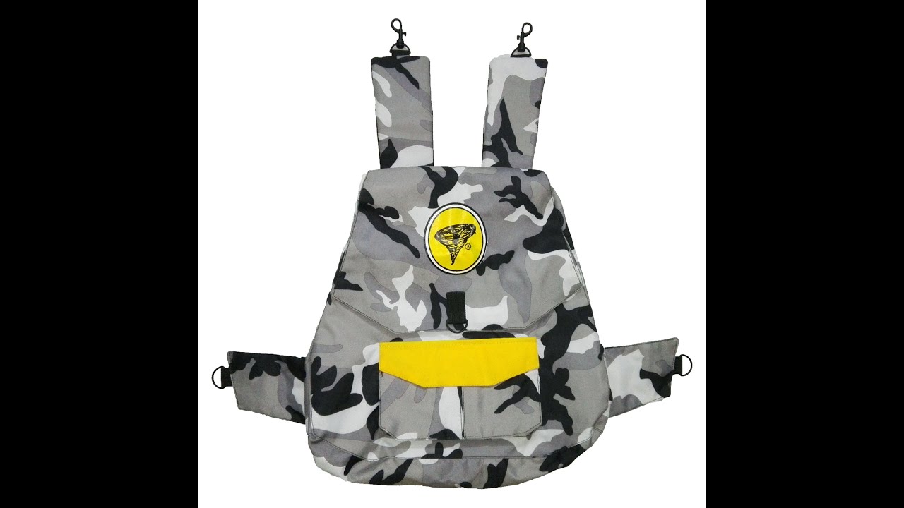 PAKA Sport Vest Style Backpack Silver - YouTube