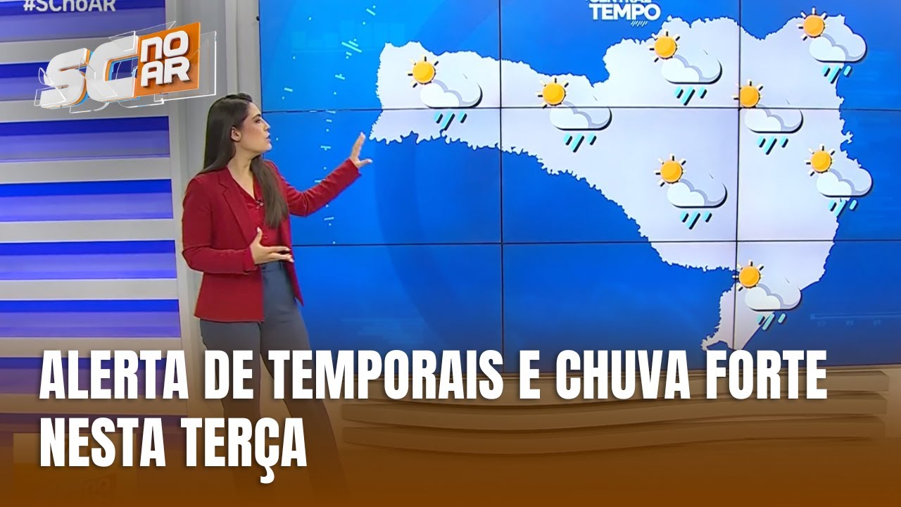 Central do Tempo – Chuva e tempo fechado dominam SC nesta terça-feira ...