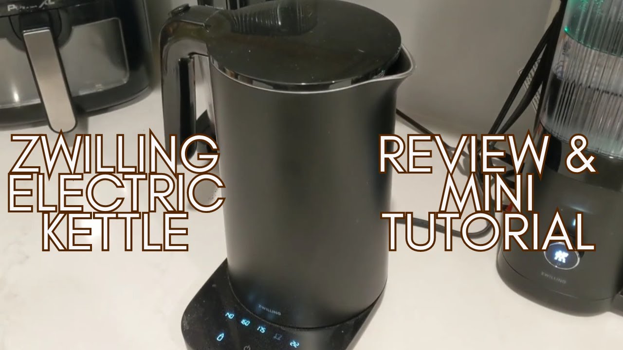 How To Use the Zwilling Electric Kettle Cool Touch - YouTube