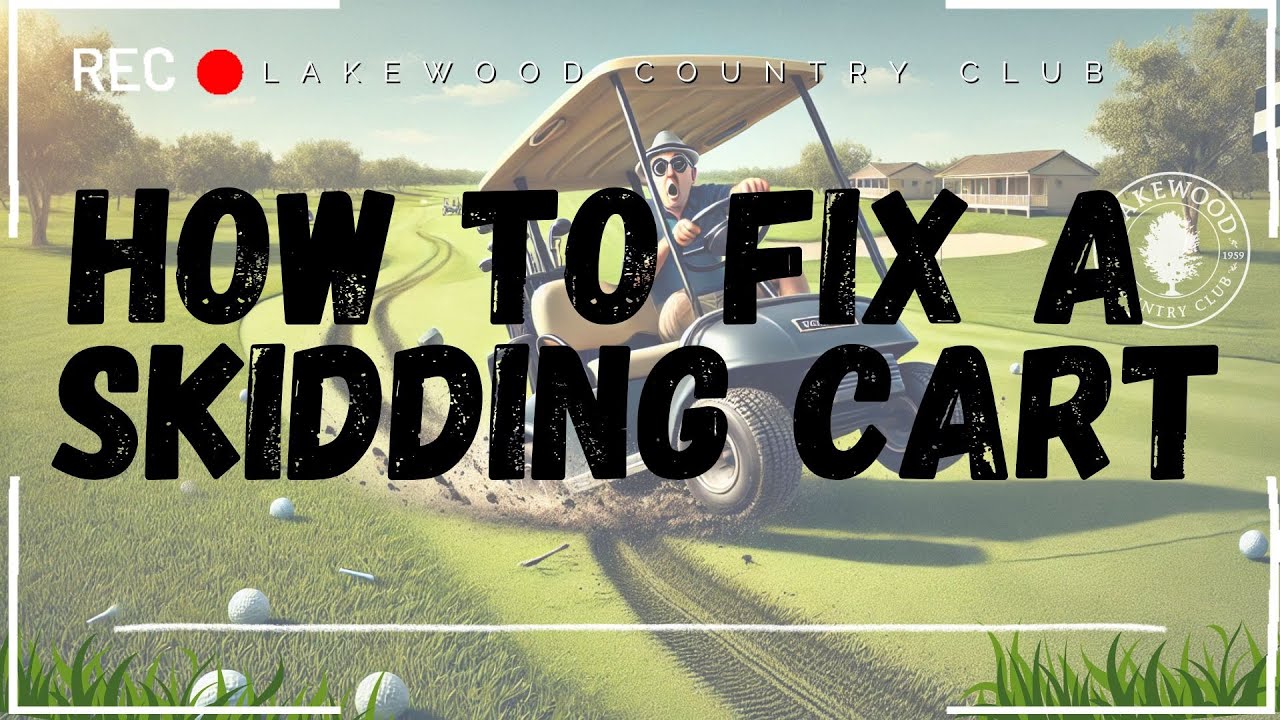 Golf Course Care | Fixing a Skidding Golf Cart - YouTube