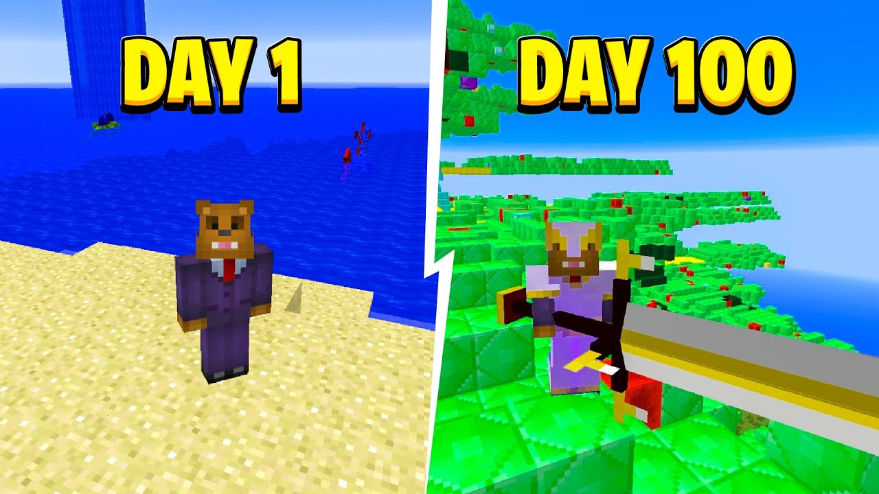 I Survived 100 Days in Minecraft Crazy Craft (Here's What Happened ...