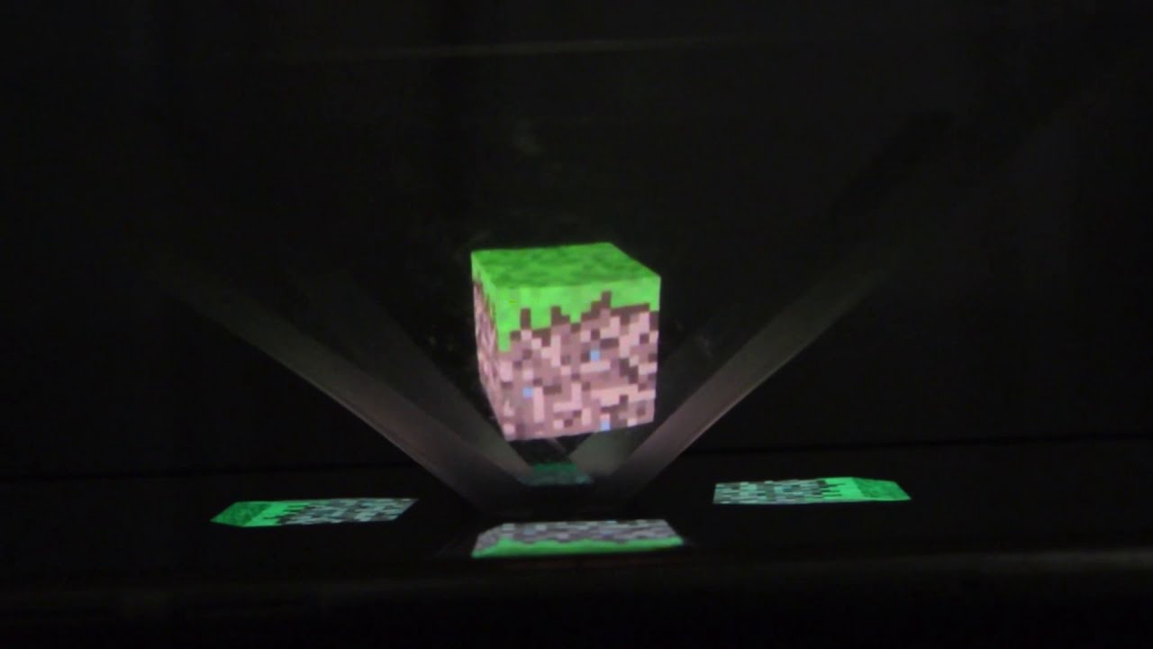Hologram of Super Mario, Legend of Zelda and Minecraft - YouTube