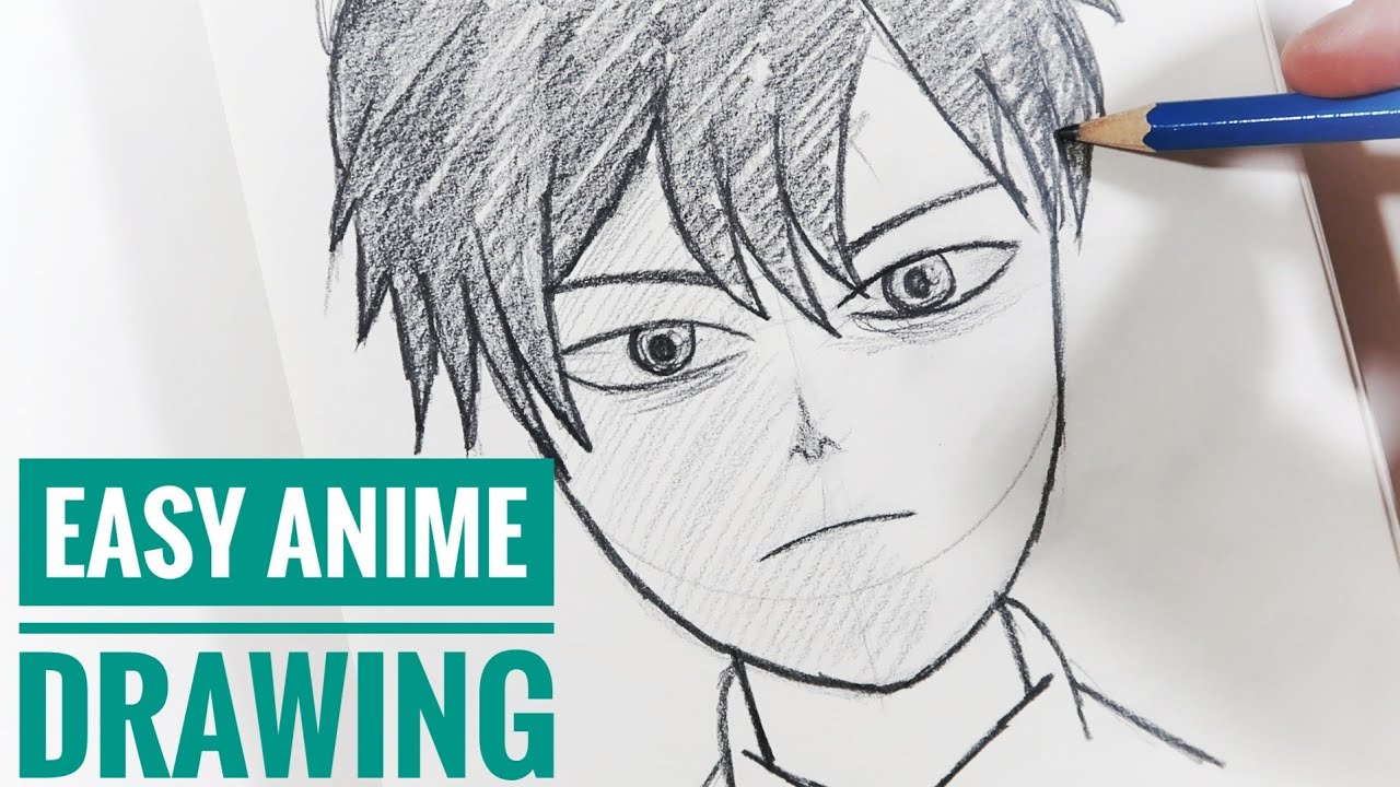 HOW TO DRAW ANİME / Step by Step Drawing Tutorial - YouTube