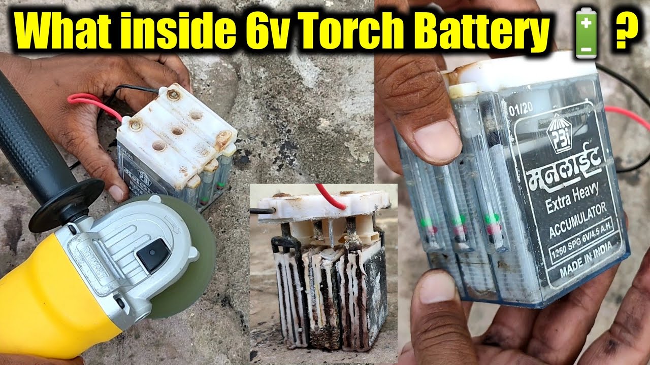 What inside 6v farmer torch light ? - YouTube