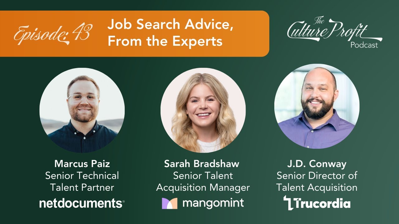 Ep 43: Job Search Advice, From the Experts - YouTube