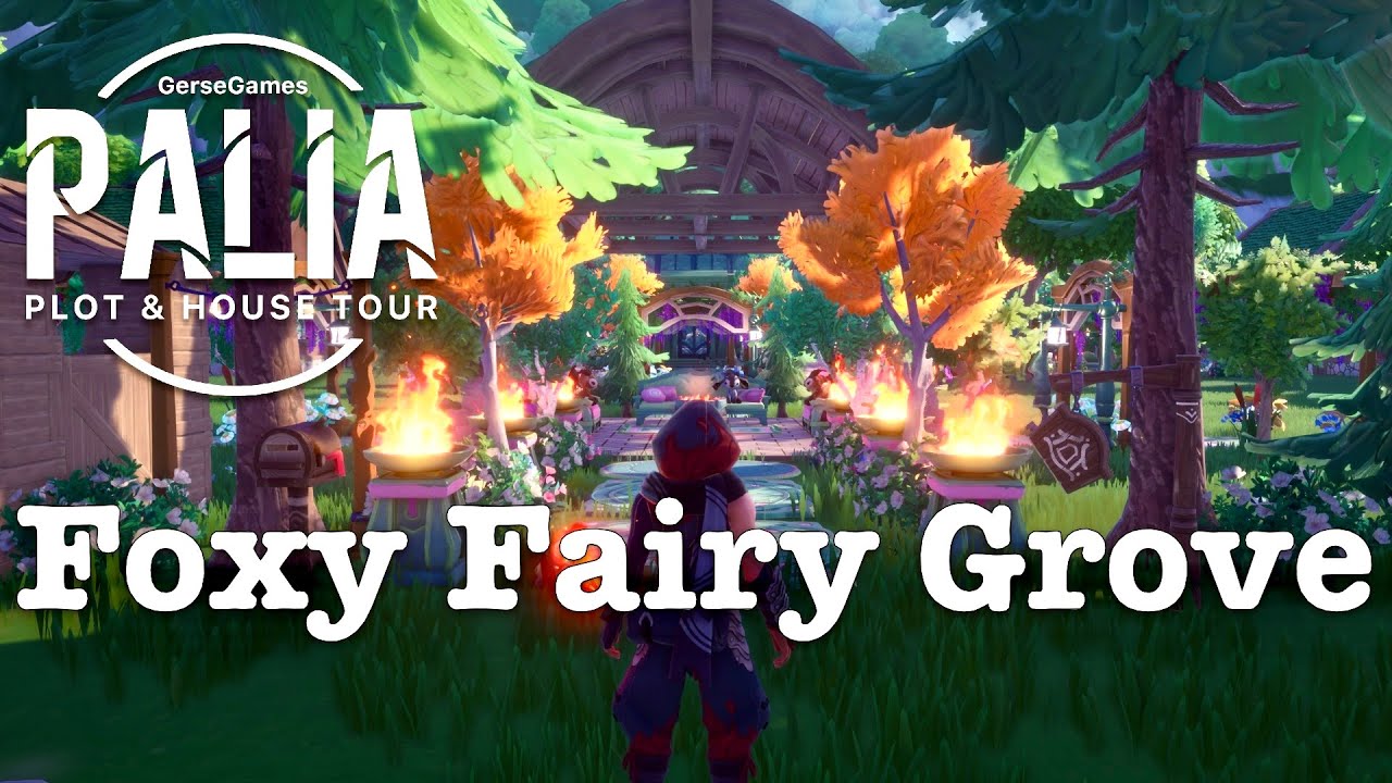 Foxy Fairy Grove / Palia House & Plot Tour / Design by FoxyDivine - YouTube