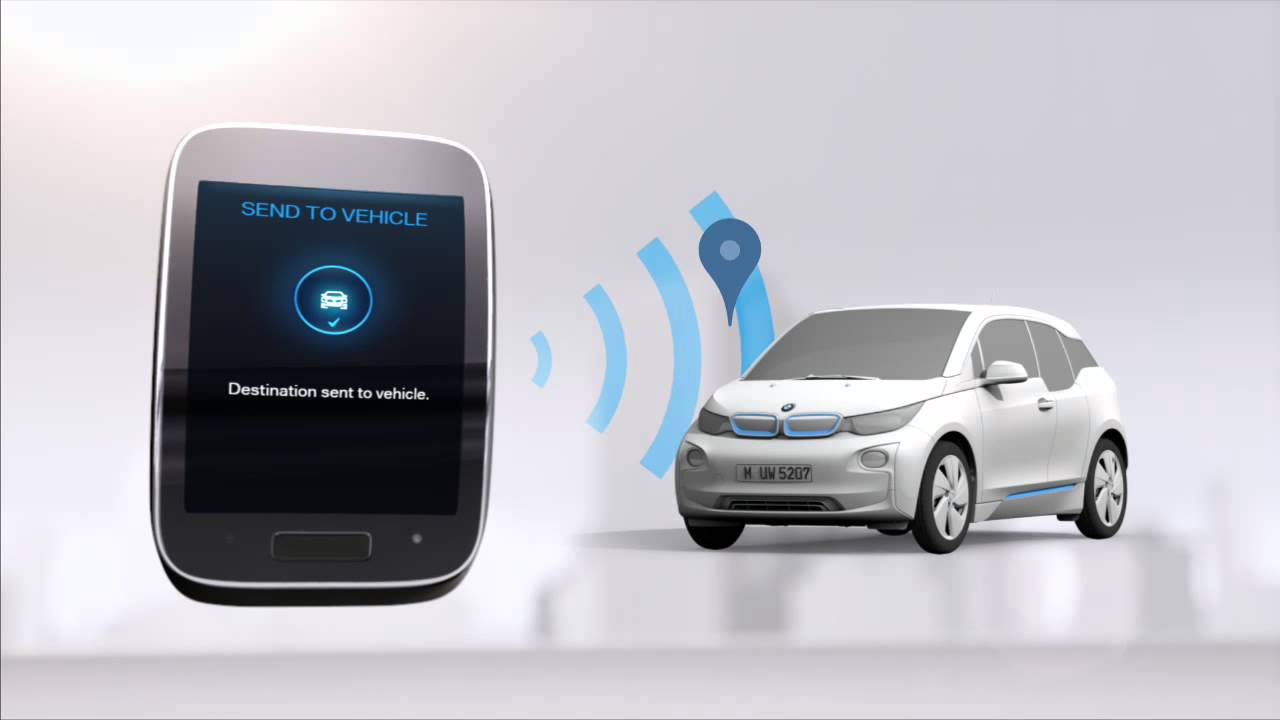 BMW i Remote App for Samsung Gear S - YouTube