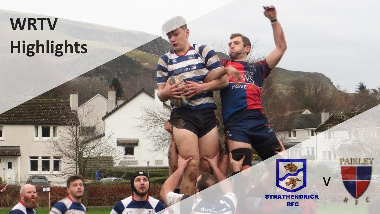 Rugby Highlights - Strathendrick v Paisley - YouTube