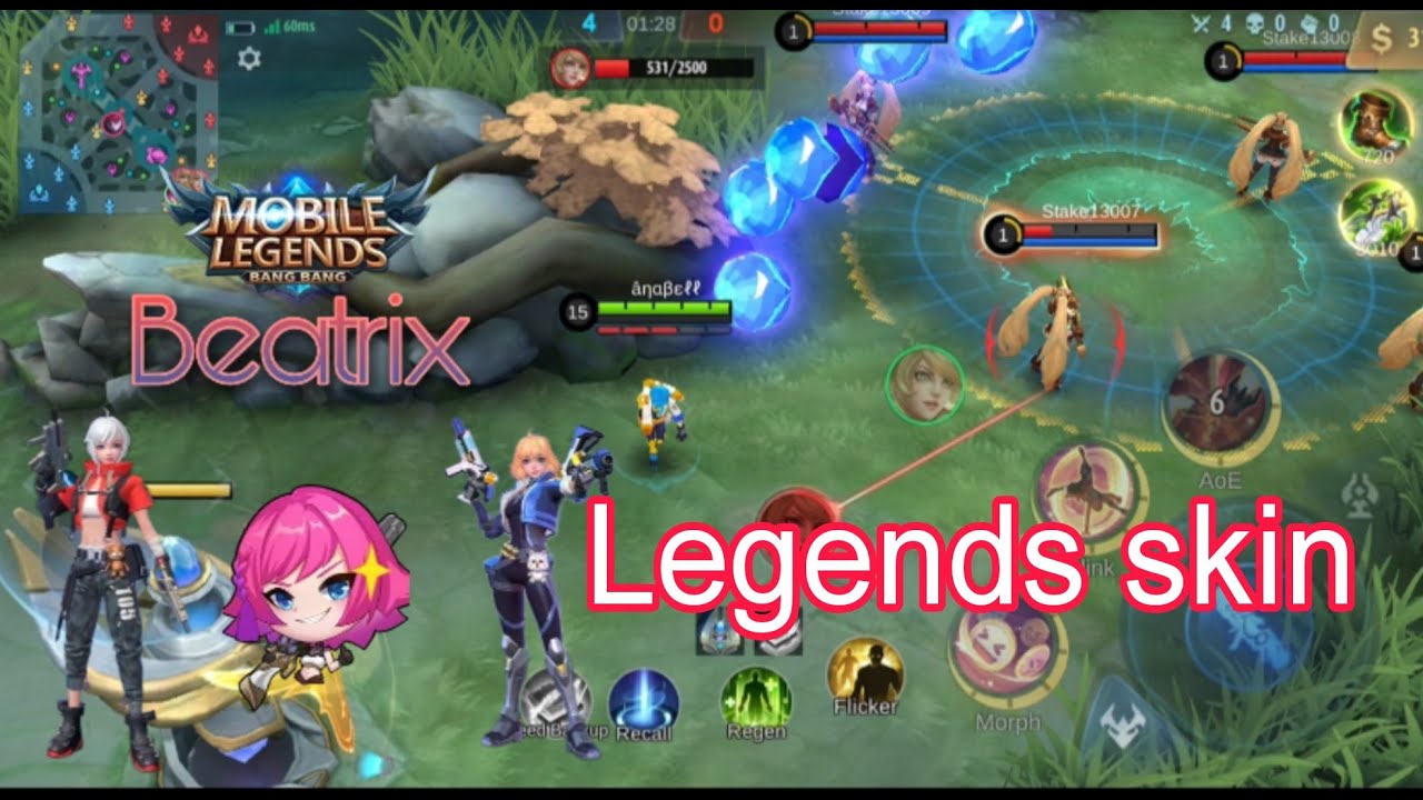 beatrix legends skin - YouTube