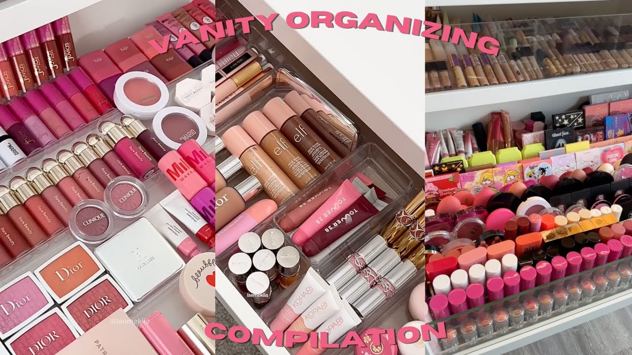SATISFYING ASMR Makeup Vanity Organizing Compilation 🪞│ Pt. 4 - YouTube