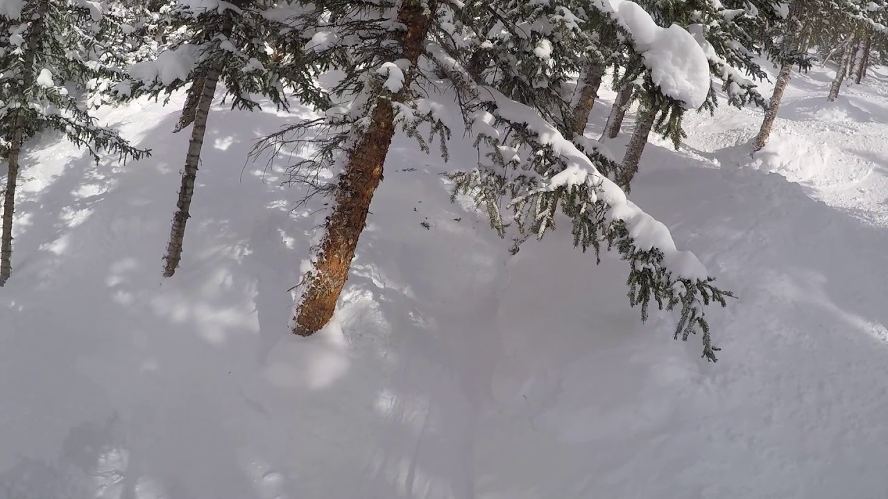 A-Basin powder - YouTube