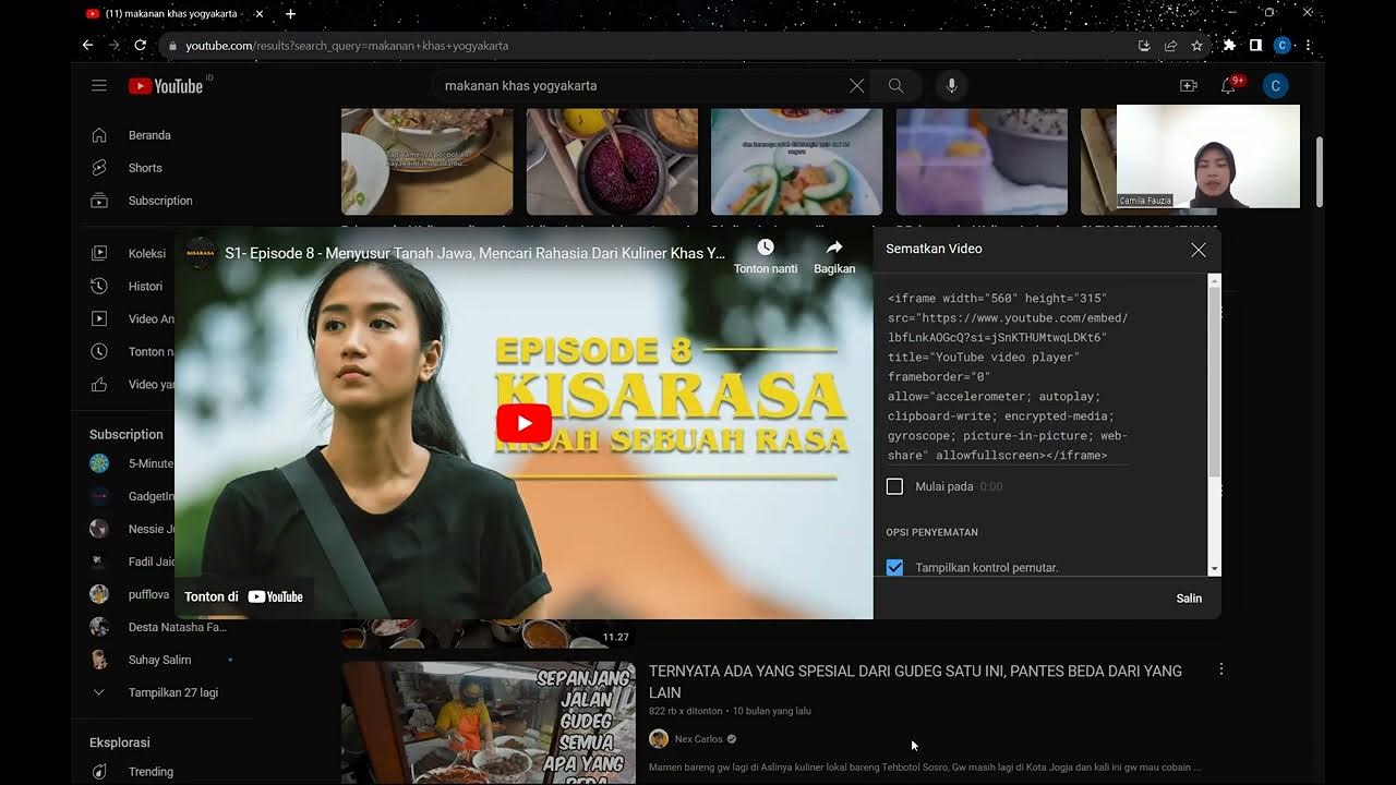 PGWeb Acara 2 Camila - YouTube