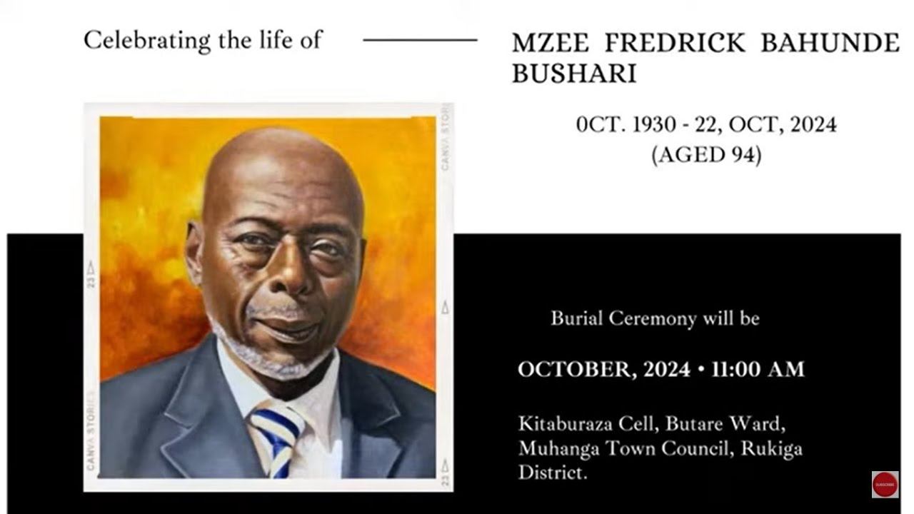 Celebrating the life of the Late Mzee Fredrick Bahunde Bushari - YouTube