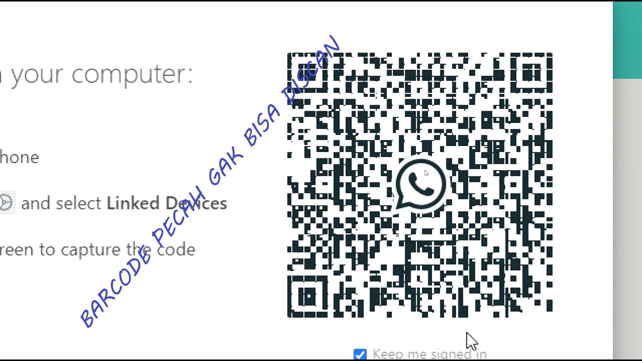 Problem barcode WA web dan aplikasi di intel gen11 - YouTube
