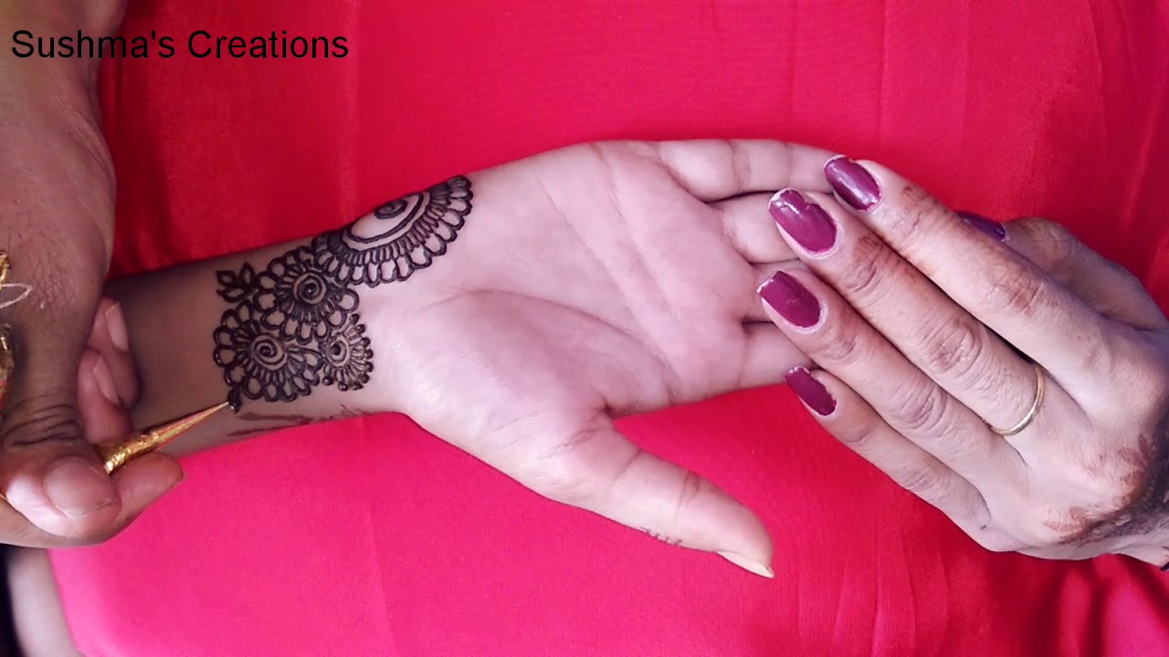 Quick henna|| quick and easy mehndi design - YouTube