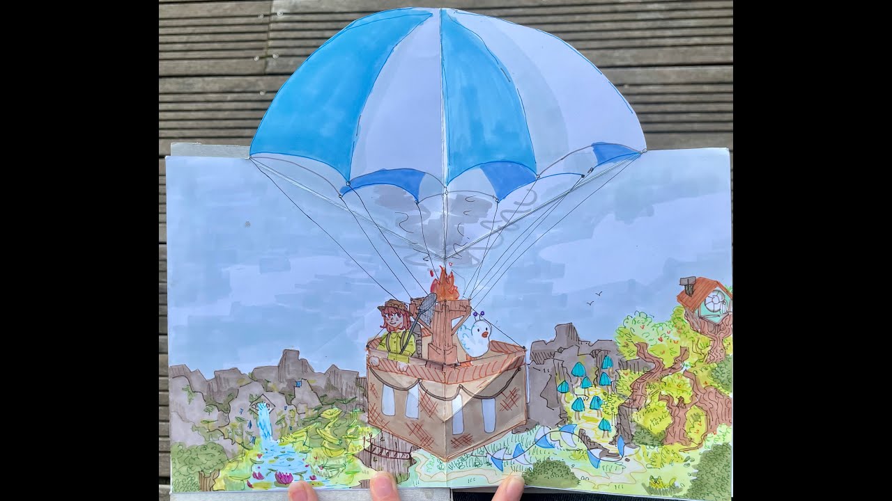 Portfolio- Pop up book - YouTube