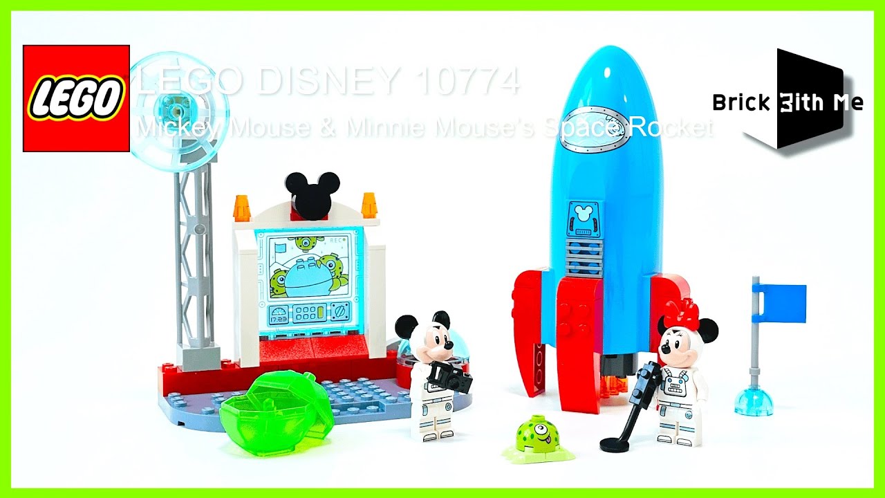 LEGO DISNEY 10774 Mickey & Minnie Mouse's Space Rocket Speedbuild ...