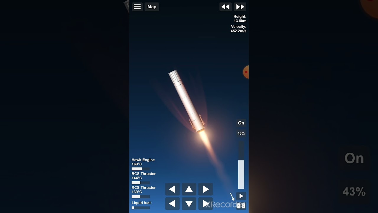 Spaceflight Simulator SFS 1.53 Falcon 9 SpaceX Reentry (Versión ...