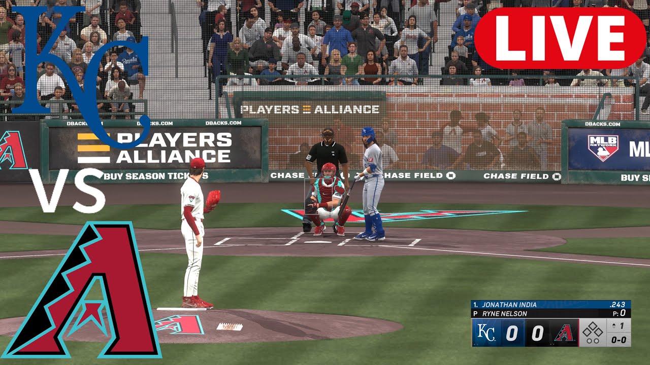 MLB LIVE🔴Kansas City Royals vs.Arizona Diamondbacks-6th July 2025-MLB ...