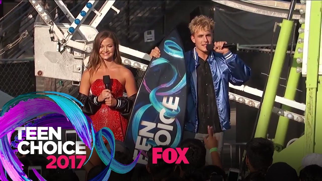 Jake Paul Wins The "Choice Music Webstar" & "Choice YouTuber" Awards ...