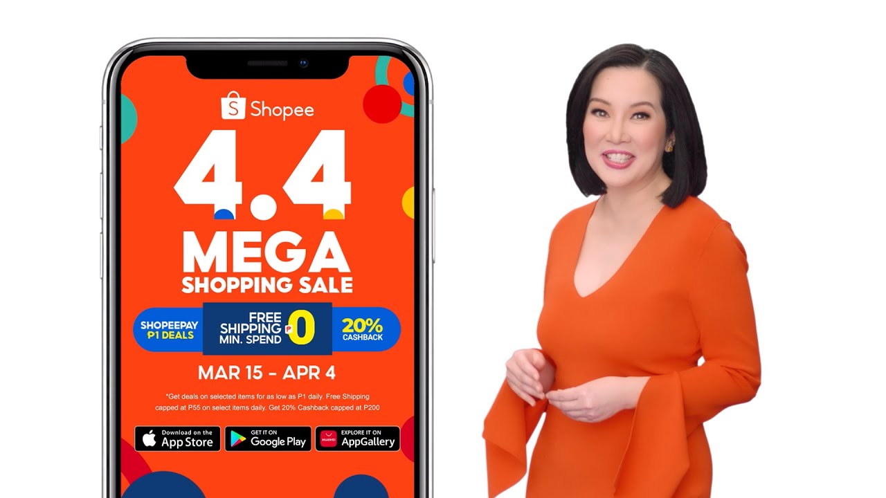 Shopee 4.4 Mega Shopping Sale - YouTube