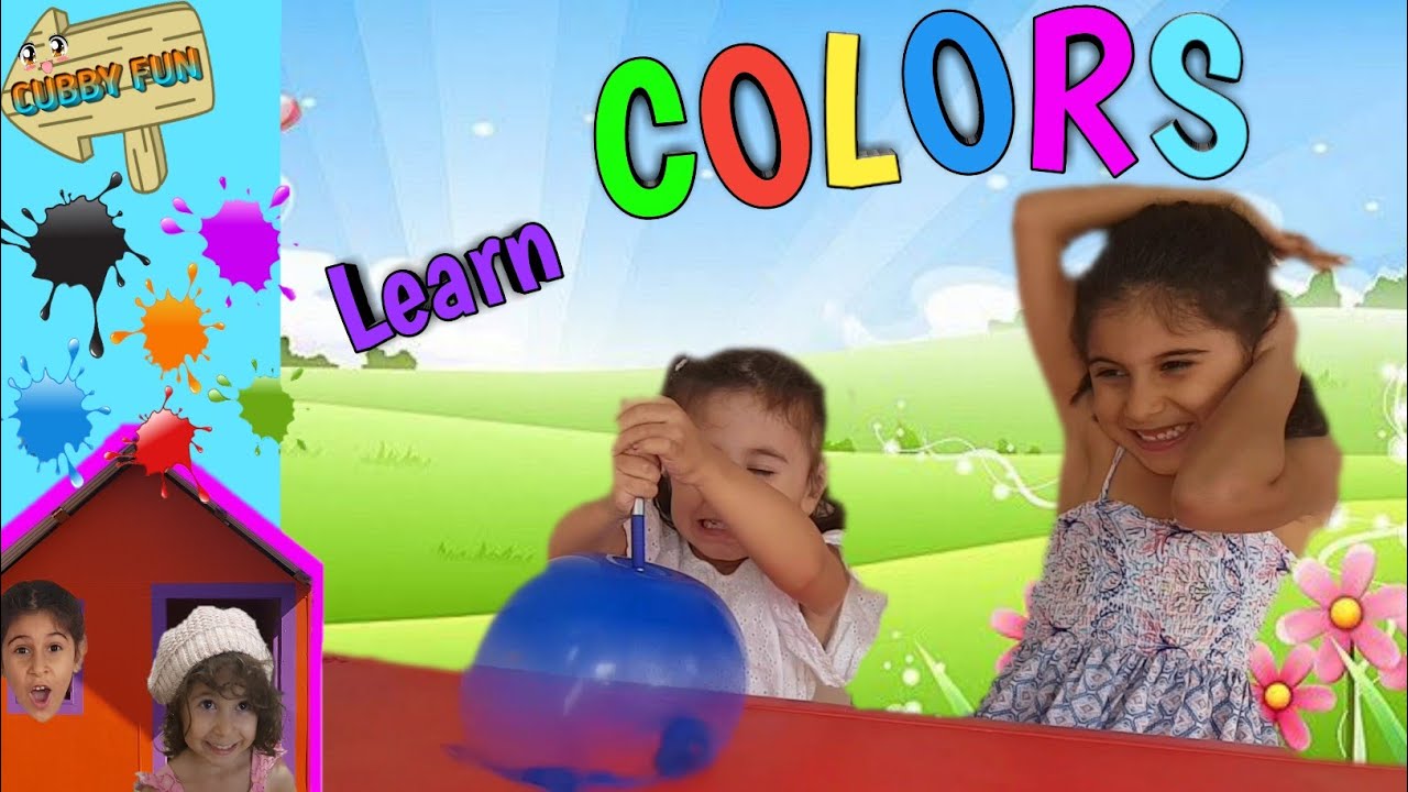 LEARN COLORS with BALLOONS Pop ballons - YouTube