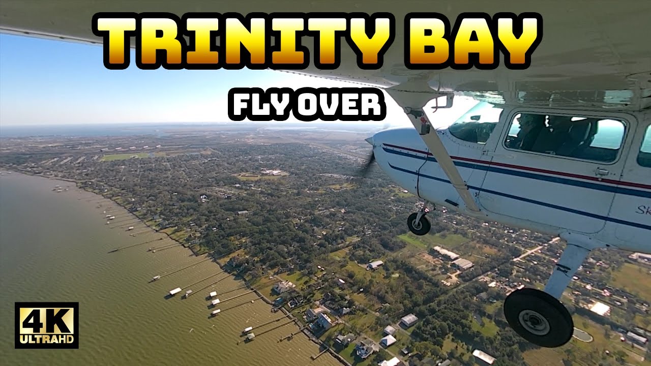 Trinity Bay Flyover in 4k - YouTube