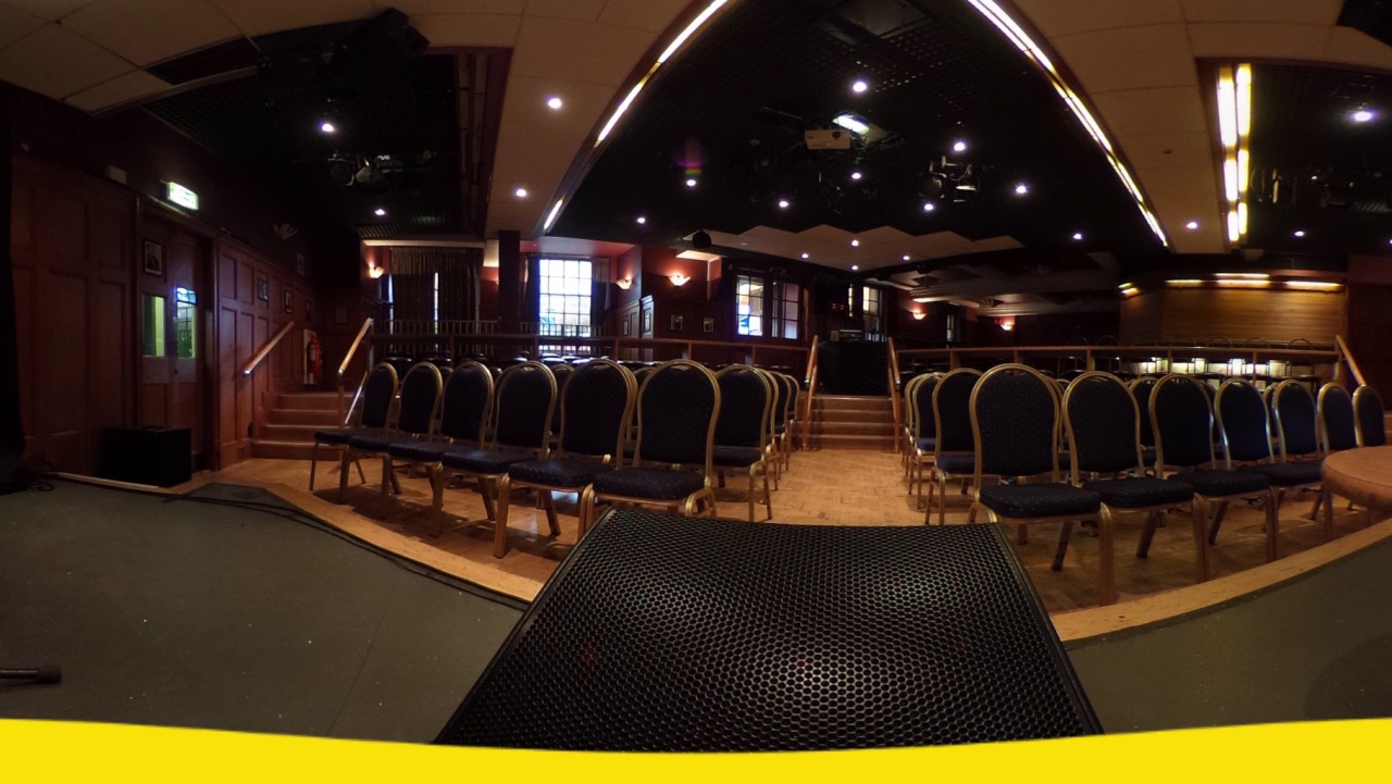 Pleasance Cabaret Bar Stage 360 Degree View - YouTube