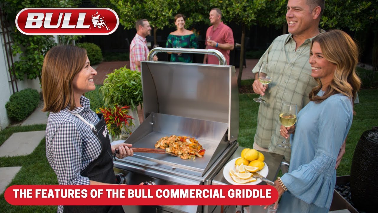 The Features of the Bull Commercial Griddle - YouTube