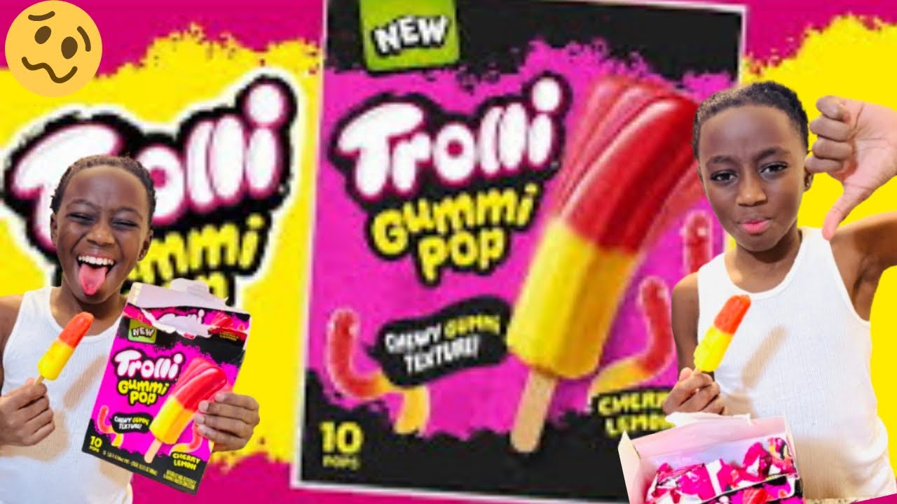 TROLLI GUMMI POPS ARE WEIRD🥴 - YouTube