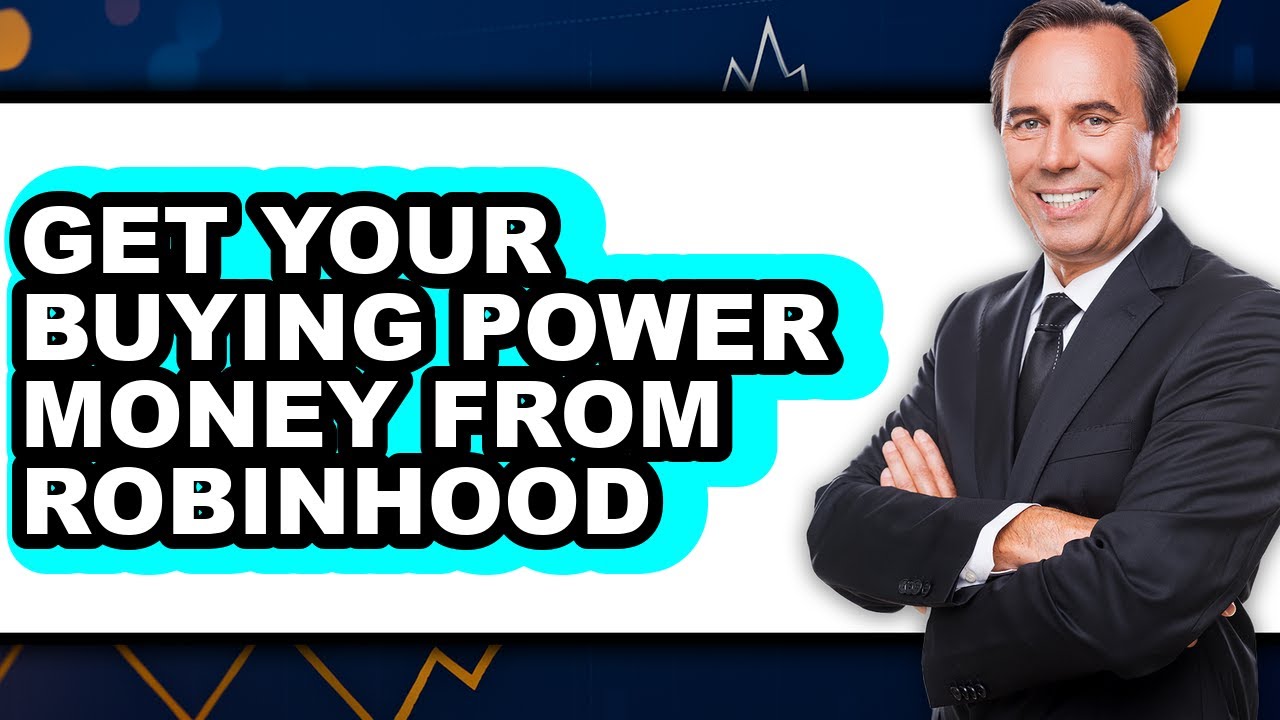 How To Get Your Buying Power Money From Robinhood - Full Guide - YouTube