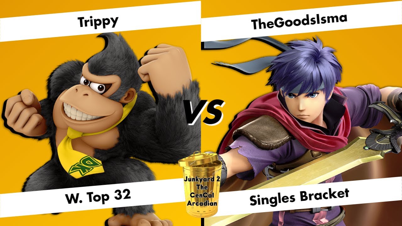 Junkyard 2 - Winner's Top 32 - Trippy (Donkey Kong) vs TheGoodIsma (Ike ...