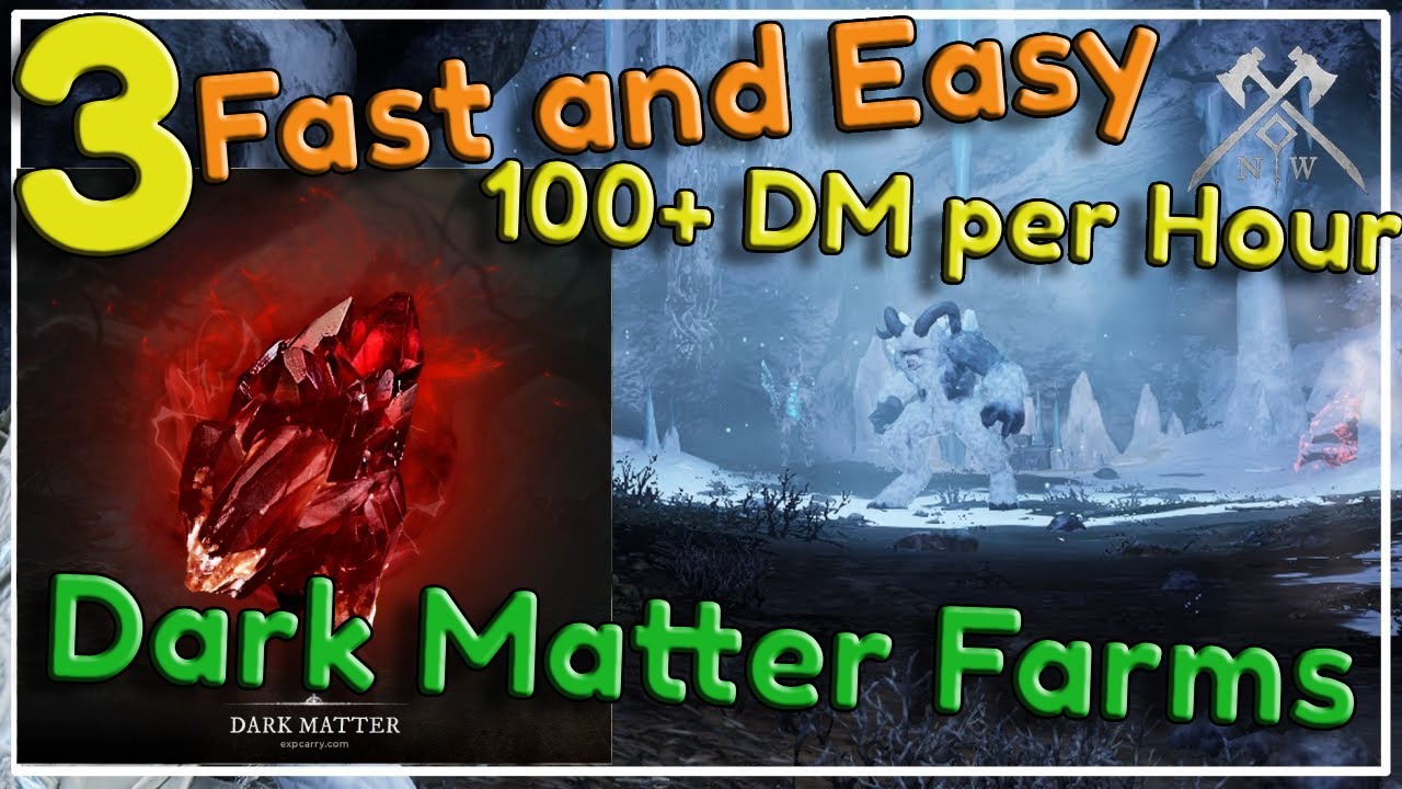 New World Best Dark Matter Farms Locations and Guide - YouTube