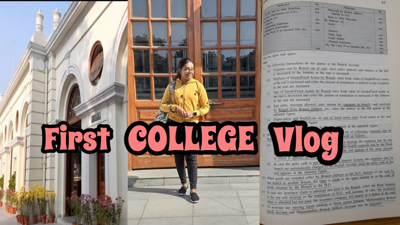 #1 COLLEGE VLOG~ Revealing college, Studying and much more..📚 - YouTube