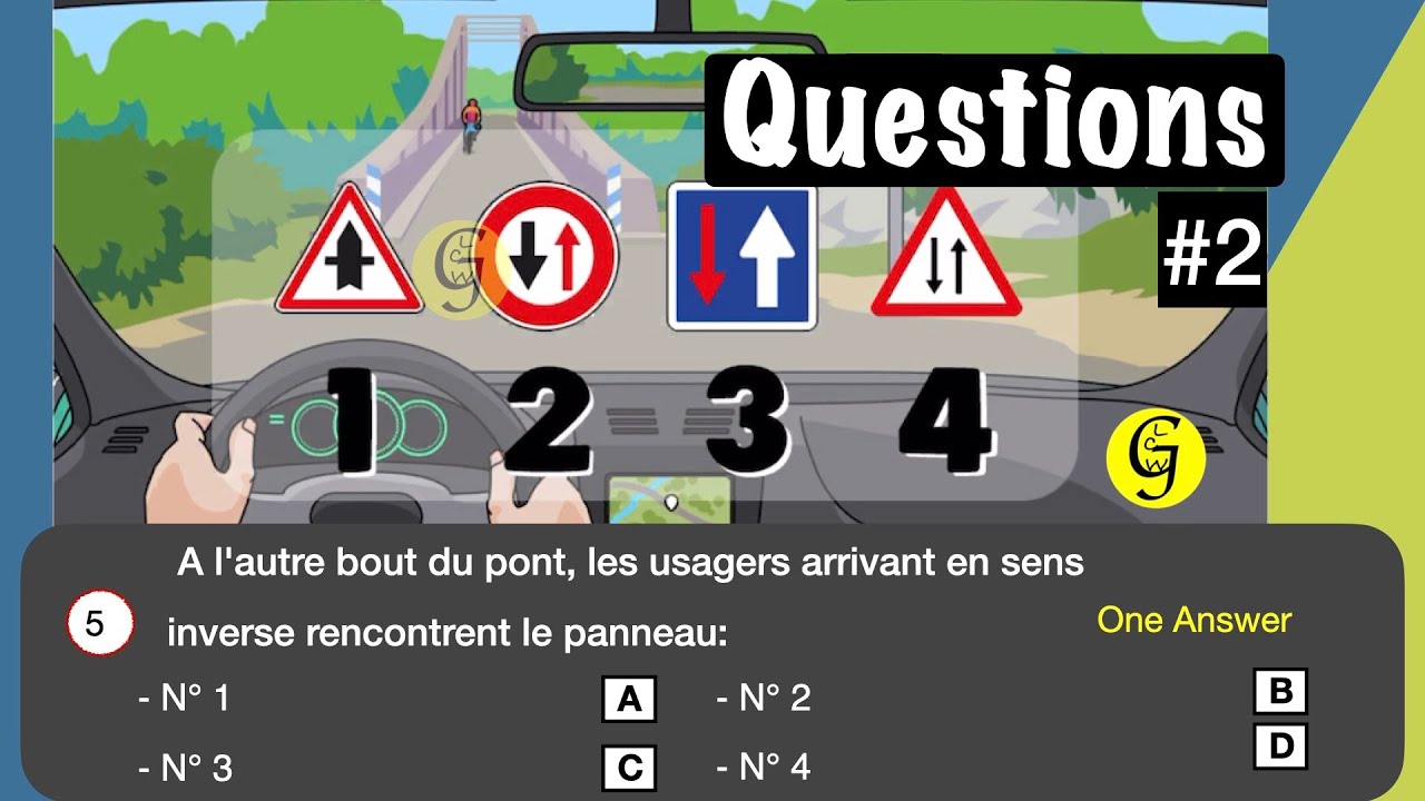 Code De La Route | Faites Le Test #2 | 10 Questions | English - YouTube