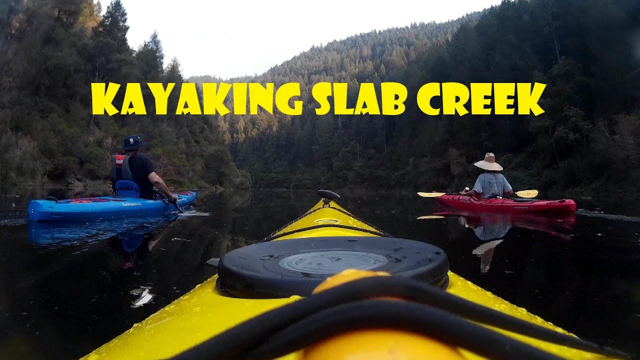 Slab Creek Reservoir kayak trip - YouTube