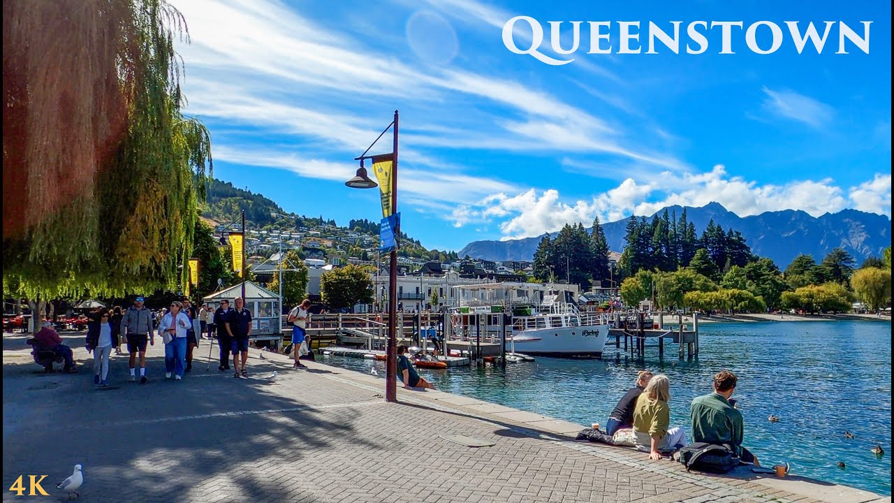 Queenstown Morning Walk Feb 2024 | City Centre Queenstown | South ...