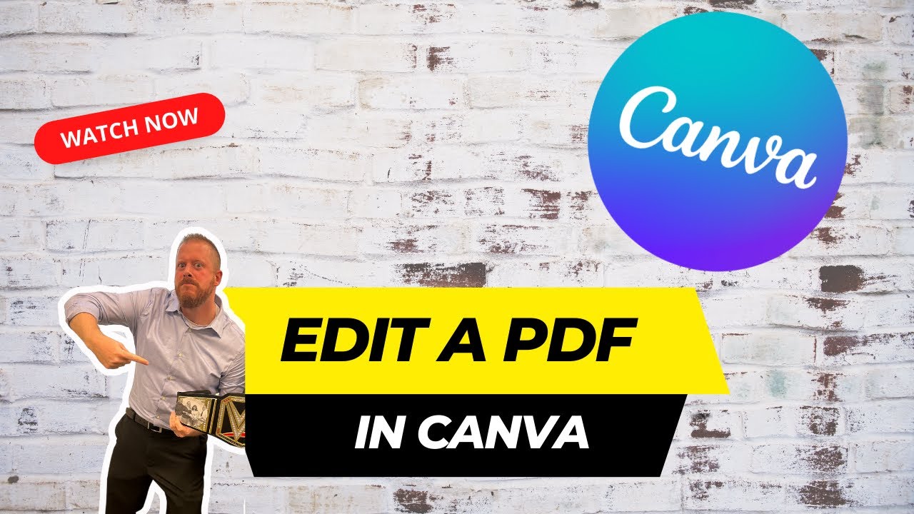 Canva PDF Editor - YouTube