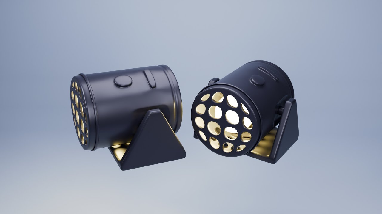 Create 3D Studio Light Design || Hard Surface || Subdivision || Product ...