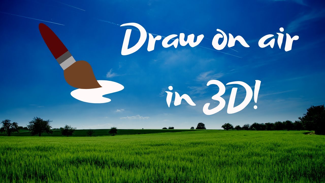 Draw on air! | Augmented Reality | Just a Line app by Google - YouTube