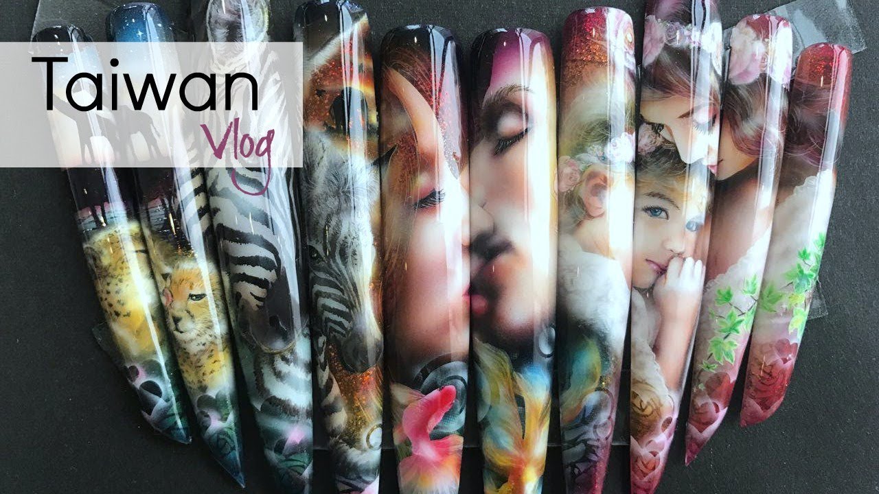 Mind blowing nail art at Taiwan beauty show | Nail school tour - YouTube