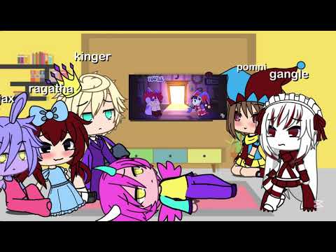 Tadc casts reacts to mom friend part two ! No breaks #tadc #ragatha #momfriend #jesterdoll