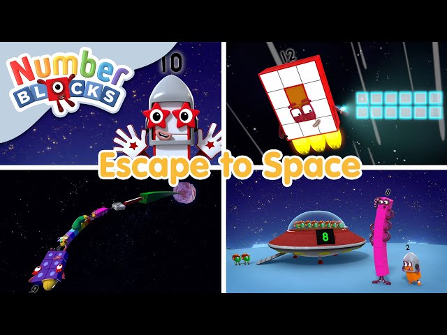 @Numberblocks - Escape to Space! | Space Adventures | Learn to Count ...