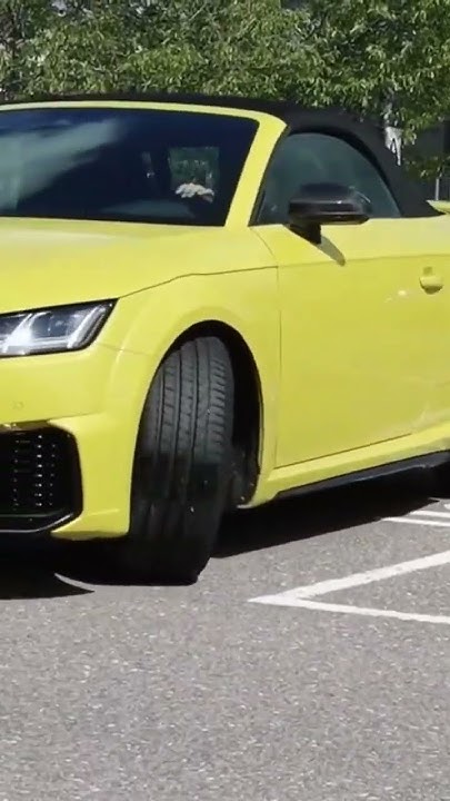 Python yellow Audi TT RS Roadster 400hp #shorts - YouTube