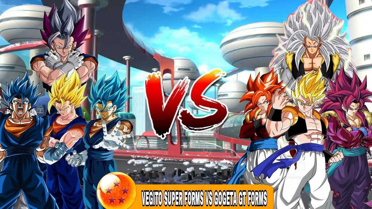 Vegito Super Forms & Gogeta GT Forms - Dragon Ball Z Budokai Tenkaichi ...