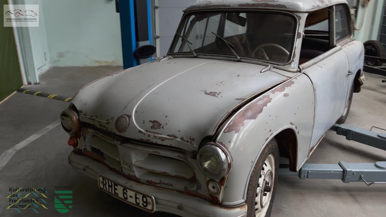 Restaurierung P70 VEB AWZ von 1955 Teil 1 - YouTube